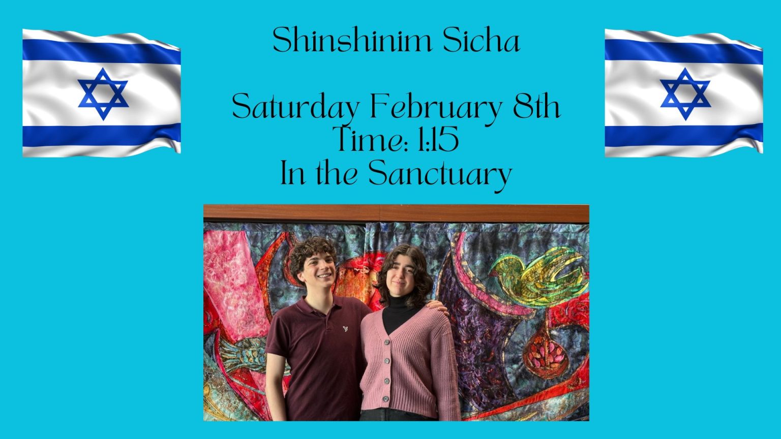 ShinShinim Sicha – Congregation Darchei Noam